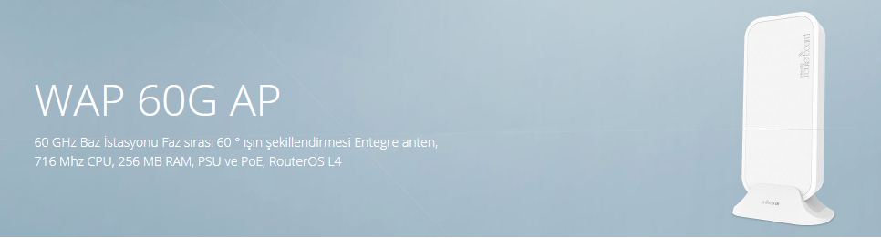 Mikrotik WAP 60G AP (RBwAPG-60AD-A) - MikroTik Distribütör Yetkili ...